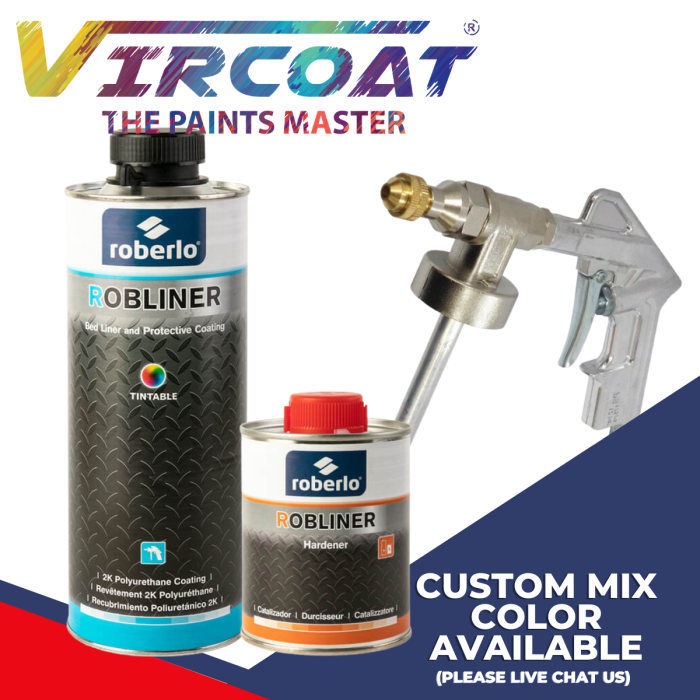 Roberlo, Robliner, tintable coating, polyurethane coating, pickup coating